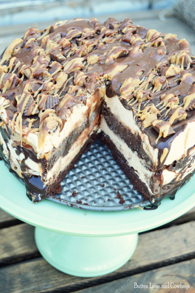 pb ice cream cake 16 - Butter, Love, and Cowboys